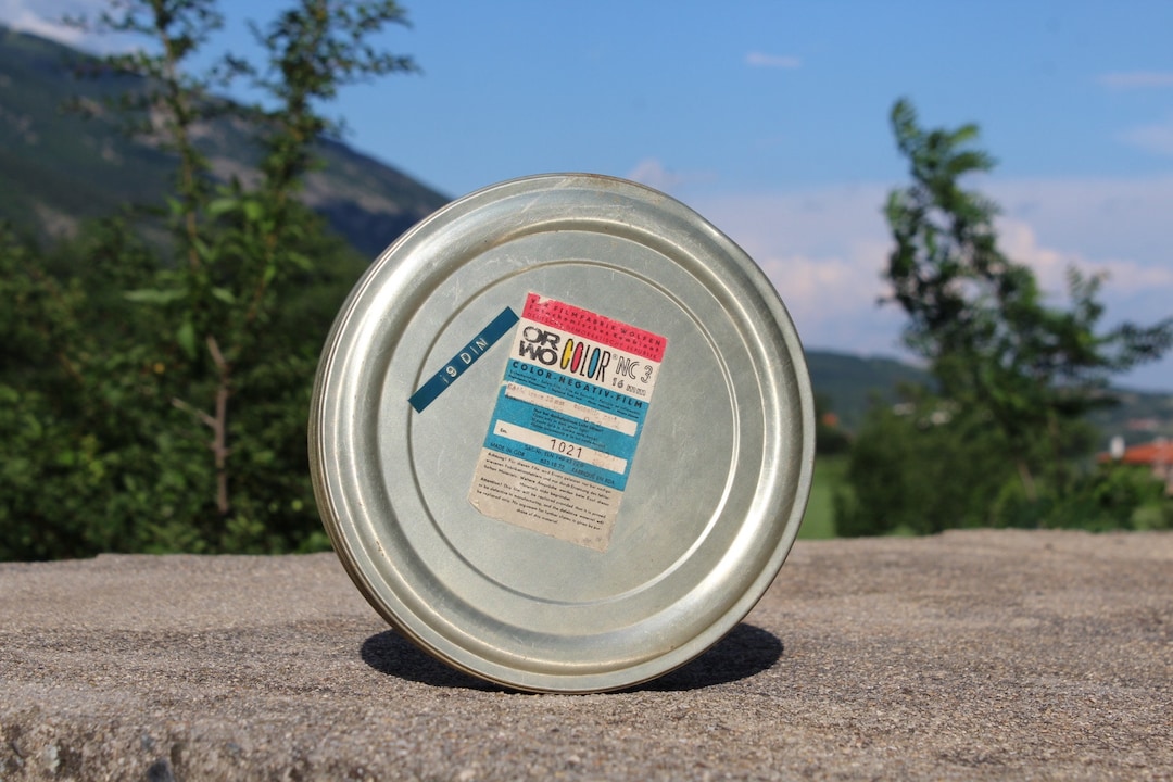 ORWO Color NC3 16 Mm Film Container, Films Metal Box, Photo Film Box ...