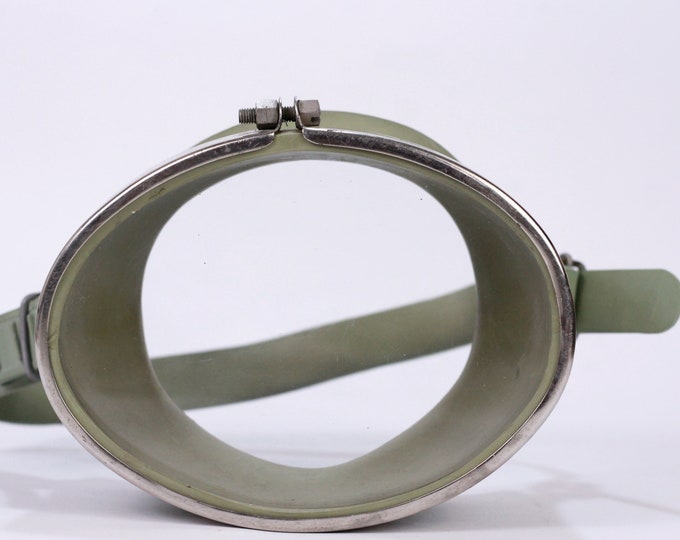 Vintage Green Scuba Mask, Diving, Rubber Diving Mask, Swim Mask - Etsy