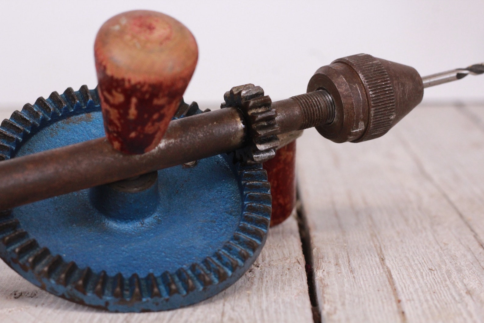 Vintage Woodworking Hand Drill Primitive Auger Carpenters Tool | Etsy