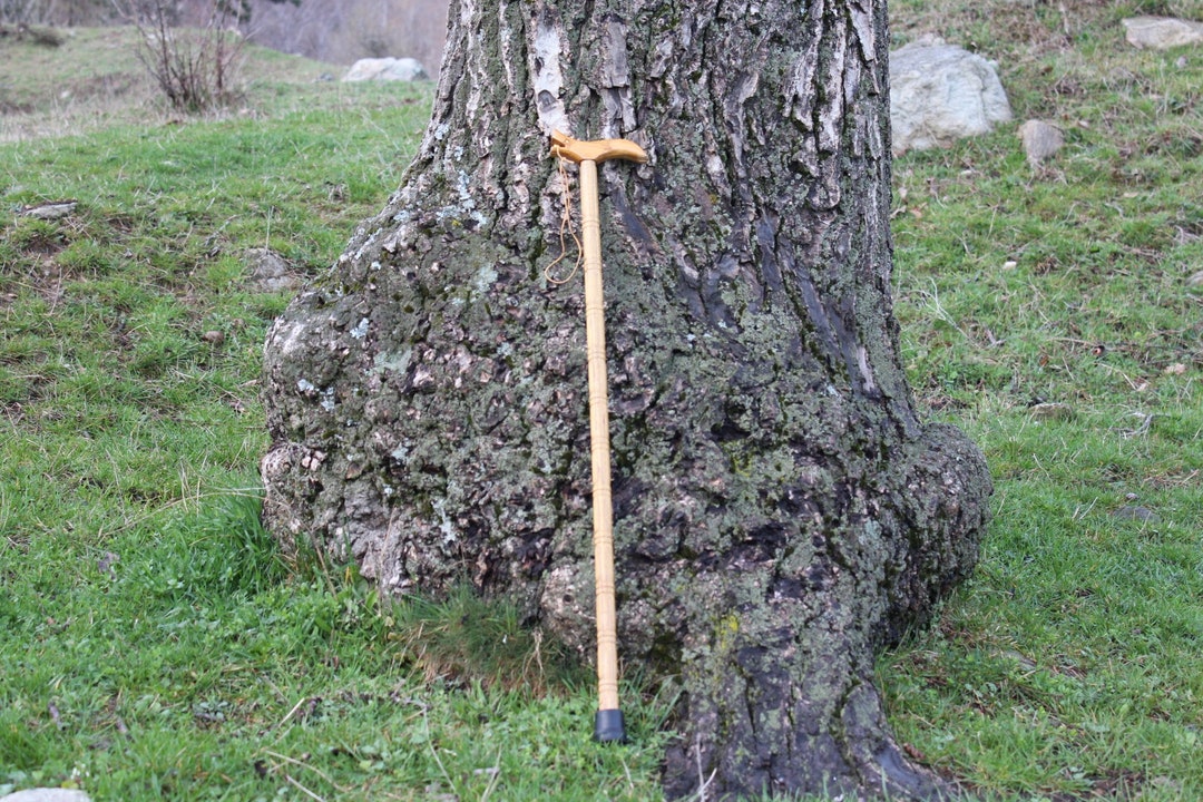 Vintage Wooden Walking Stick, Old Cane - Etsy