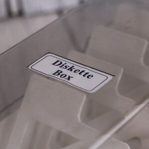 Floppy Disk Storage Box, Diskette Carry Case, Drawer, Plastic Organizer ...