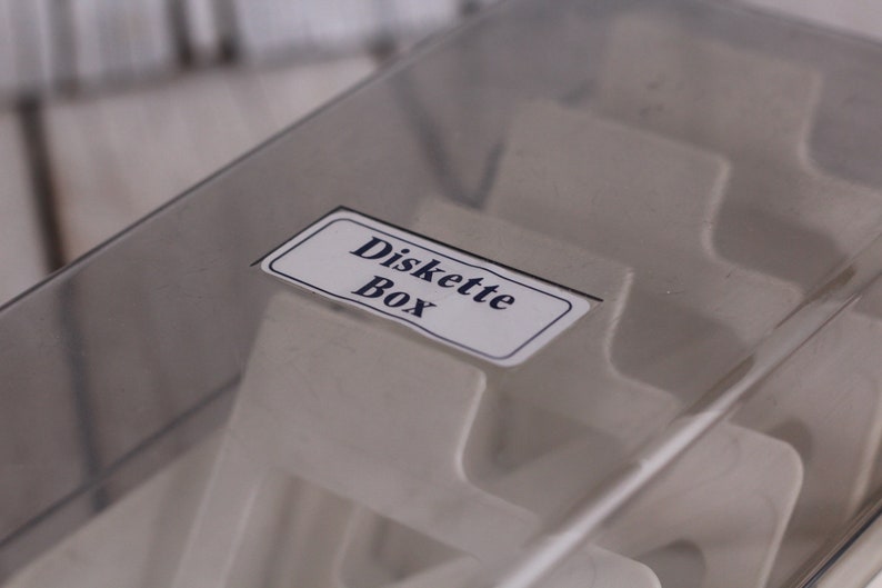 Floppy Disk Storage Box Diskette Carry Case Drawer Plastic - Etsy