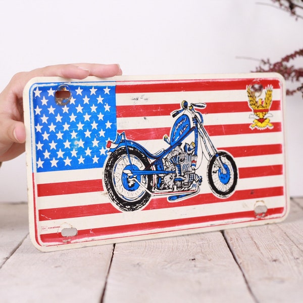 Old Motorcycle License Plate - Etsy