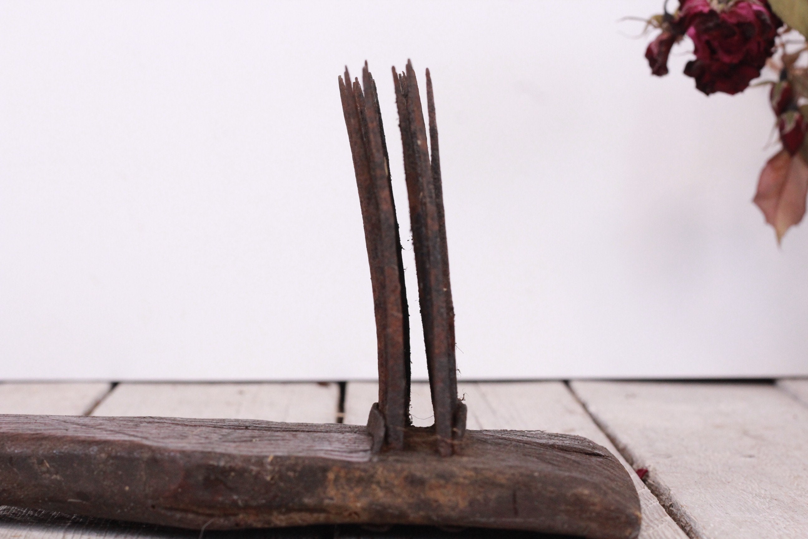 17th Century Flax Heckle Hand Wool Comb Teasel Wooden Body - Etsy Australia