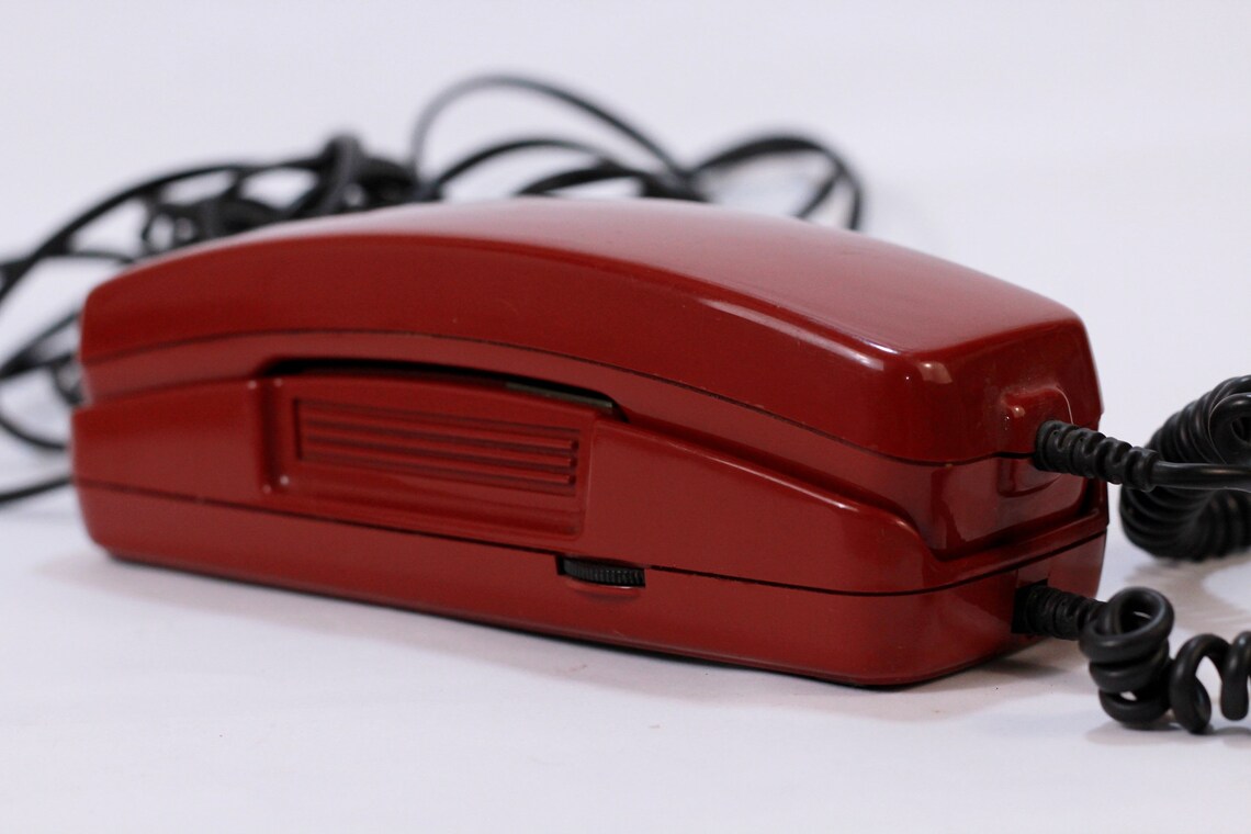Vintage Wall Red Push Button Telephone K Fe Ap 381 Made in - Etsy