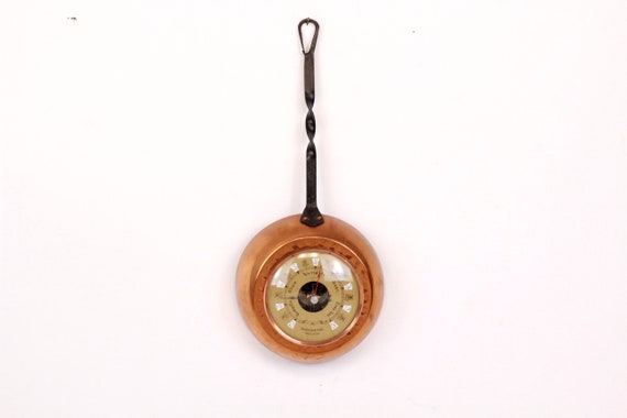 Vintage Round German Wall Barometer With Pan Shaped | Etsy