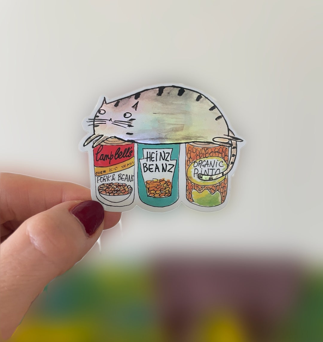 Bodega Cat Cute Sticker - Nyc Bodega Cat - Holographic New York Deli ...