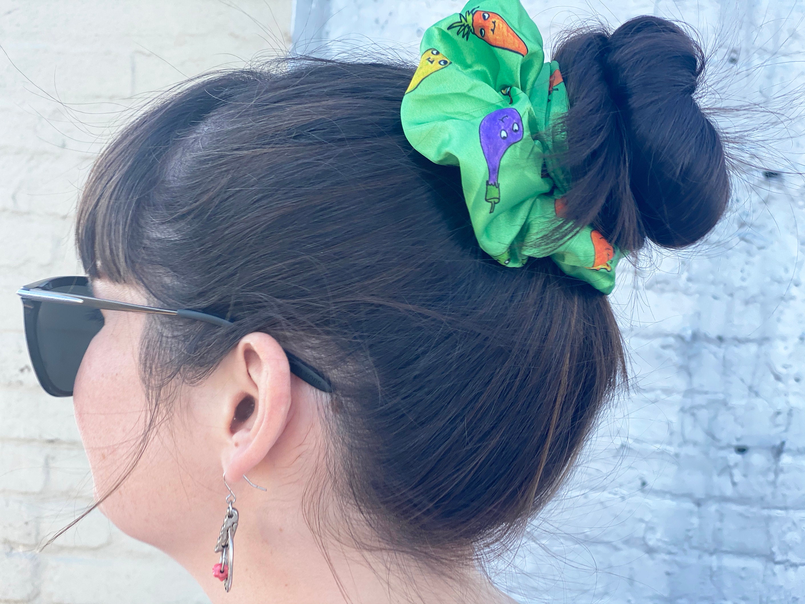 Funny Fall Vegetables Scrunchie - Mean Veggies Scrunchies - Gift for ...