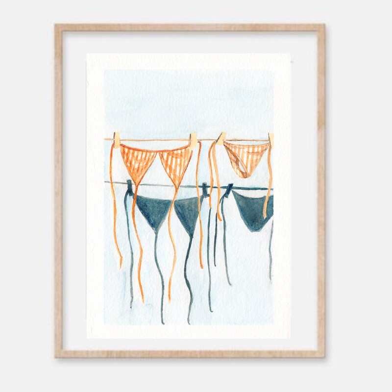 Painted Swimsuit - Etsy