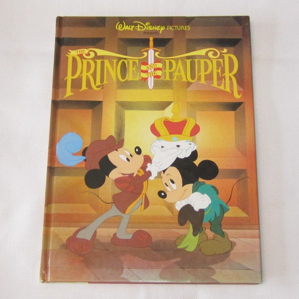 Mickey Mouse in Prince and the Pauper Book - Etsy