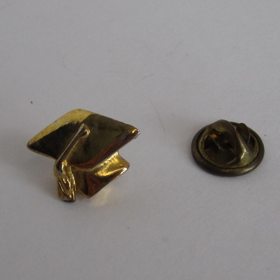 Graduation Mortarboard Graduate Tac Lapel Pin Gold-tone Hat Cap - Etsy