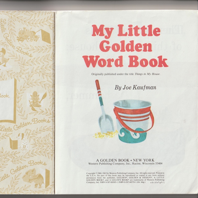 My Little Golden Word Book - Etsy