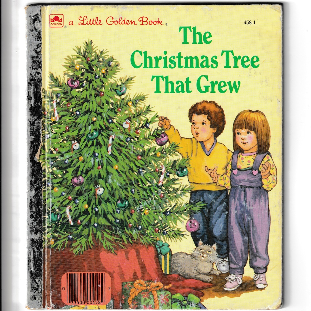 The Christmas Tree That Grew Little Golden Book (c) 1989 Vintage Read ...