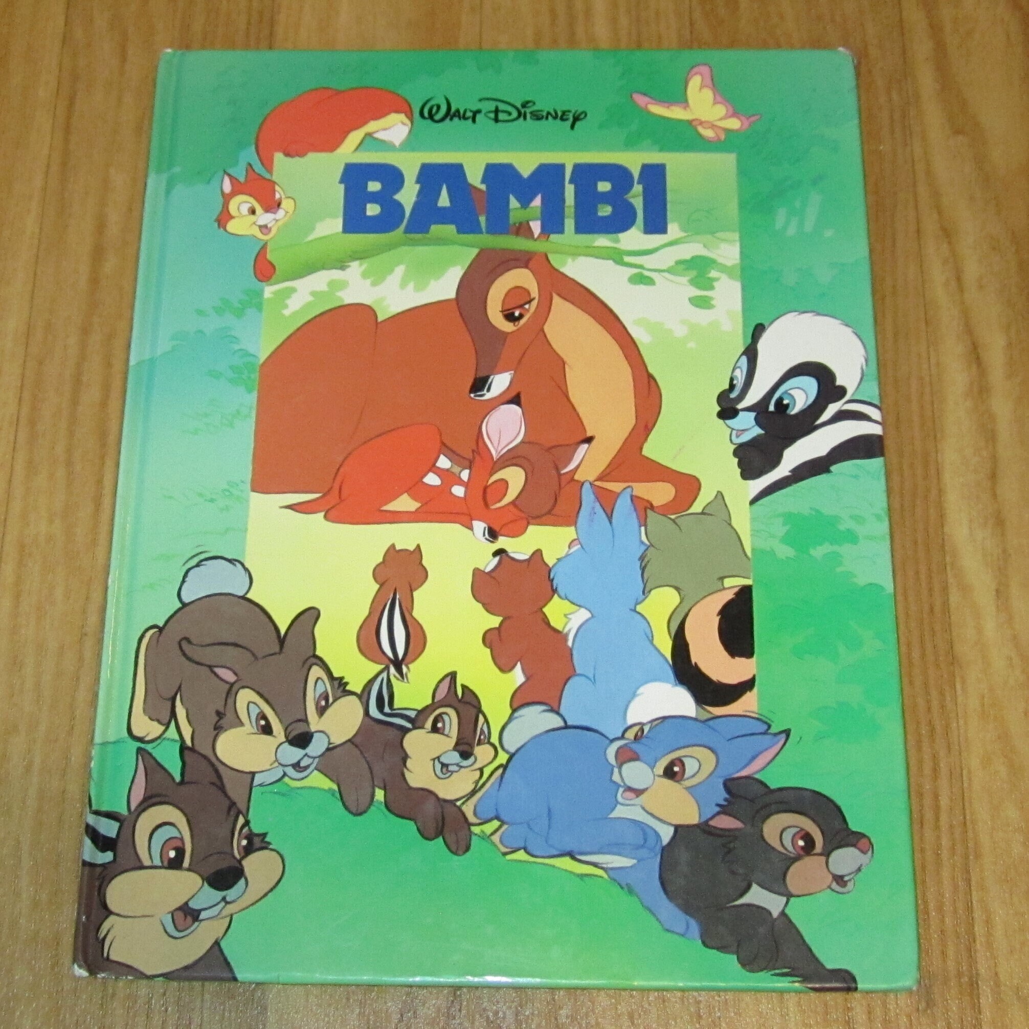 Bambi Walt Disney the Wonderful World of Disney HC c 1988 Derrydale ...