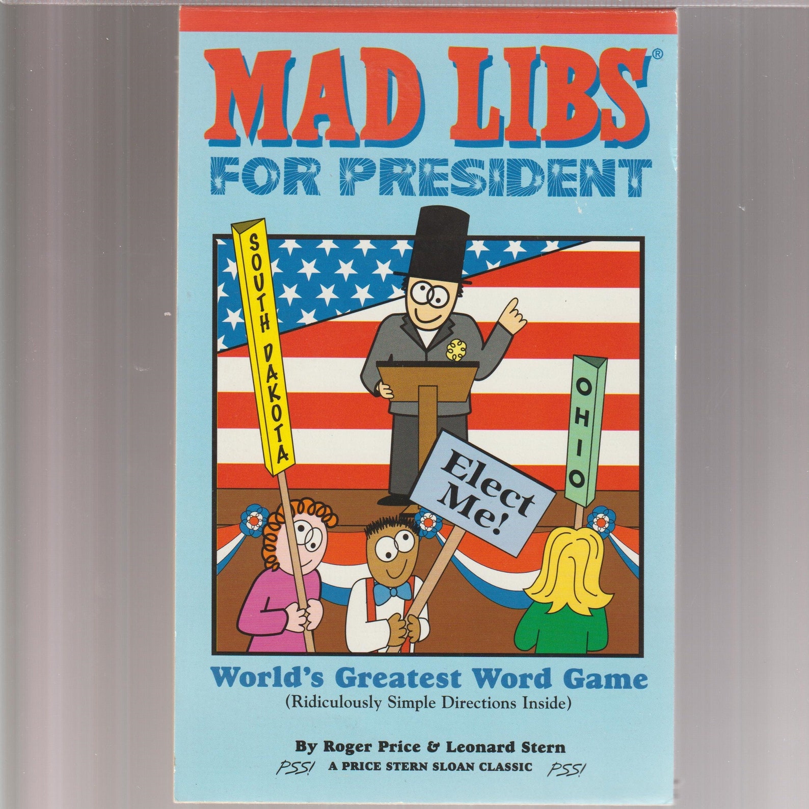 Mad Libs for President World's Greatest Word Game c 2000 Politics ...
