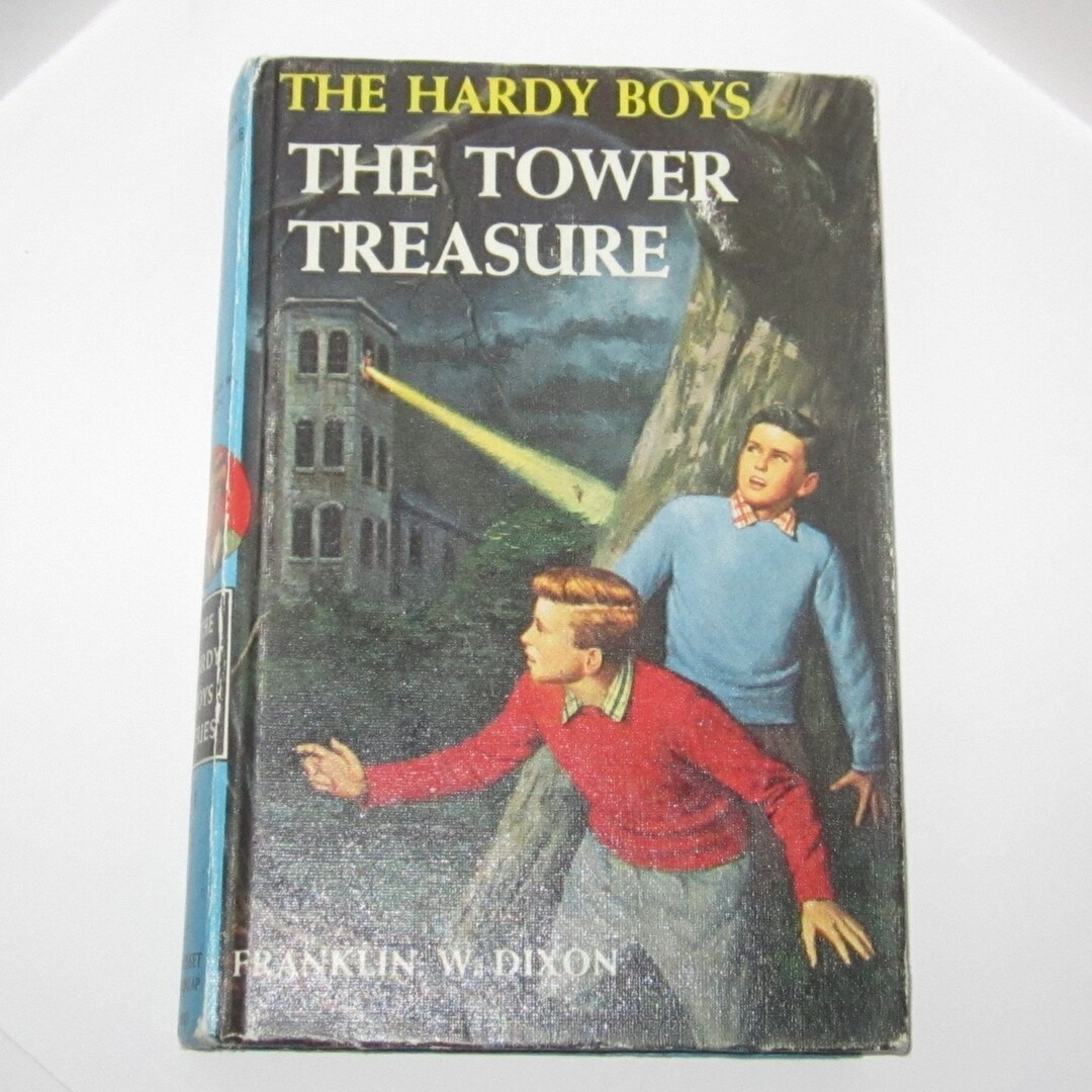 The Hardy Boys the Tower Treasure 1 Hardcover HC Book c 1959 Franklin W ...