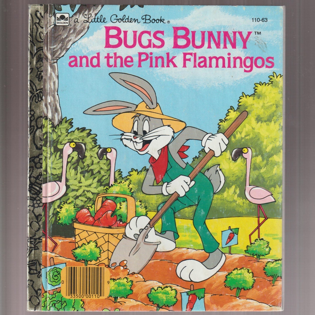 Bugs Bunny and the Pink Flamingos Little Golden Book c 1987 Vintage ...