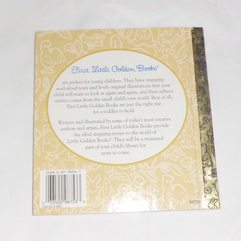 I Can Do It ABC a First Little Golden Book c 1994 Vintage Read Aloud ...