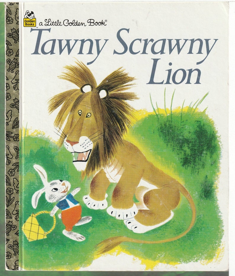 Tawny Scrawny Lion Little Golden Book (c) 1999 Vintage Hardcover ...
