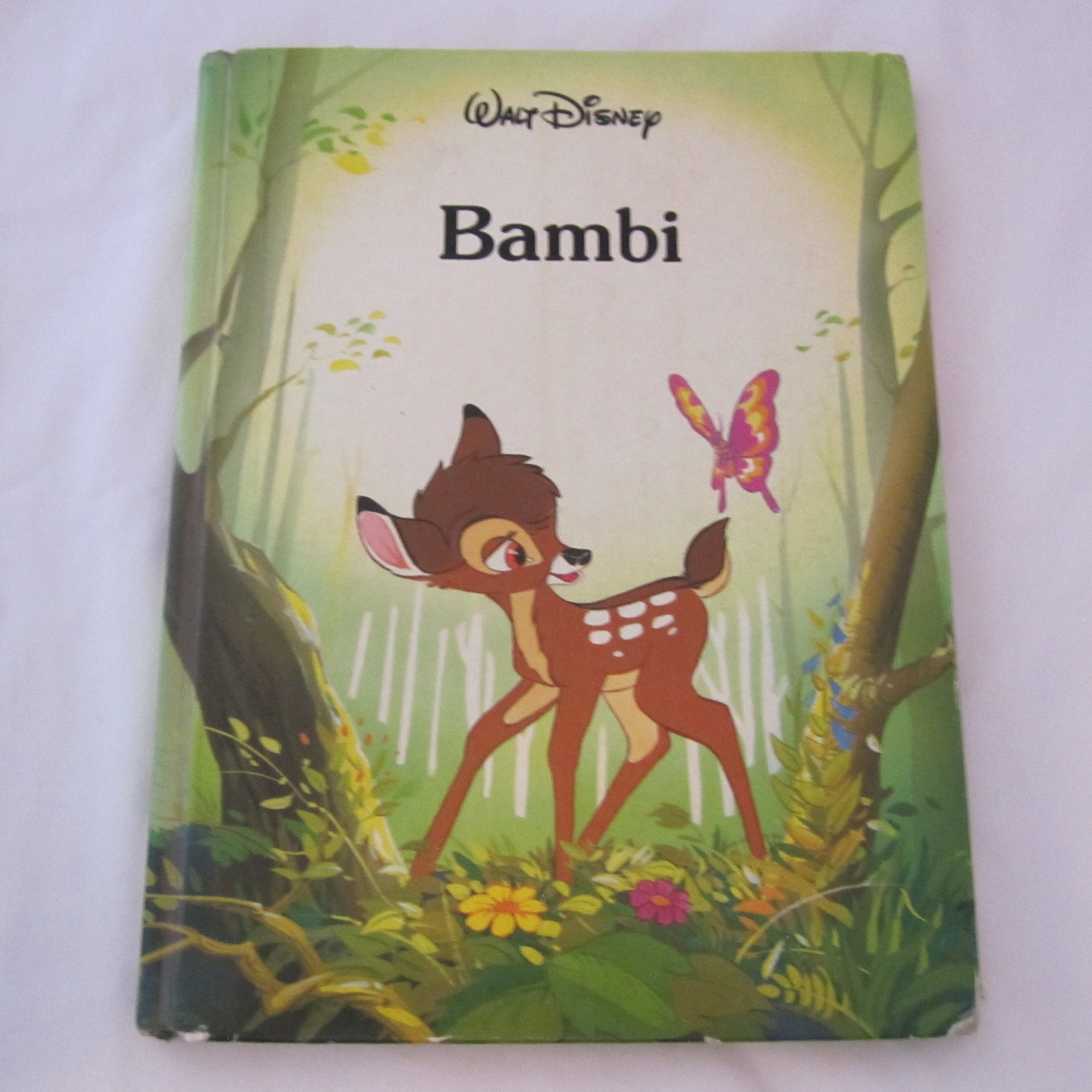 Walt Disneys Bambi Hardcover Story Book C 1986 Vintage Etsy