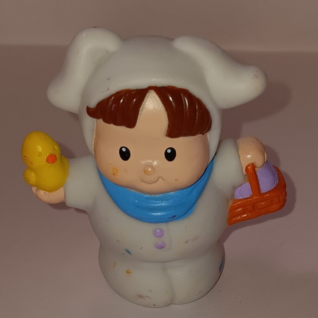 Mattel Fisher Price Little People Easter Bunny Figurine Toy (c) 2002 - Etsy