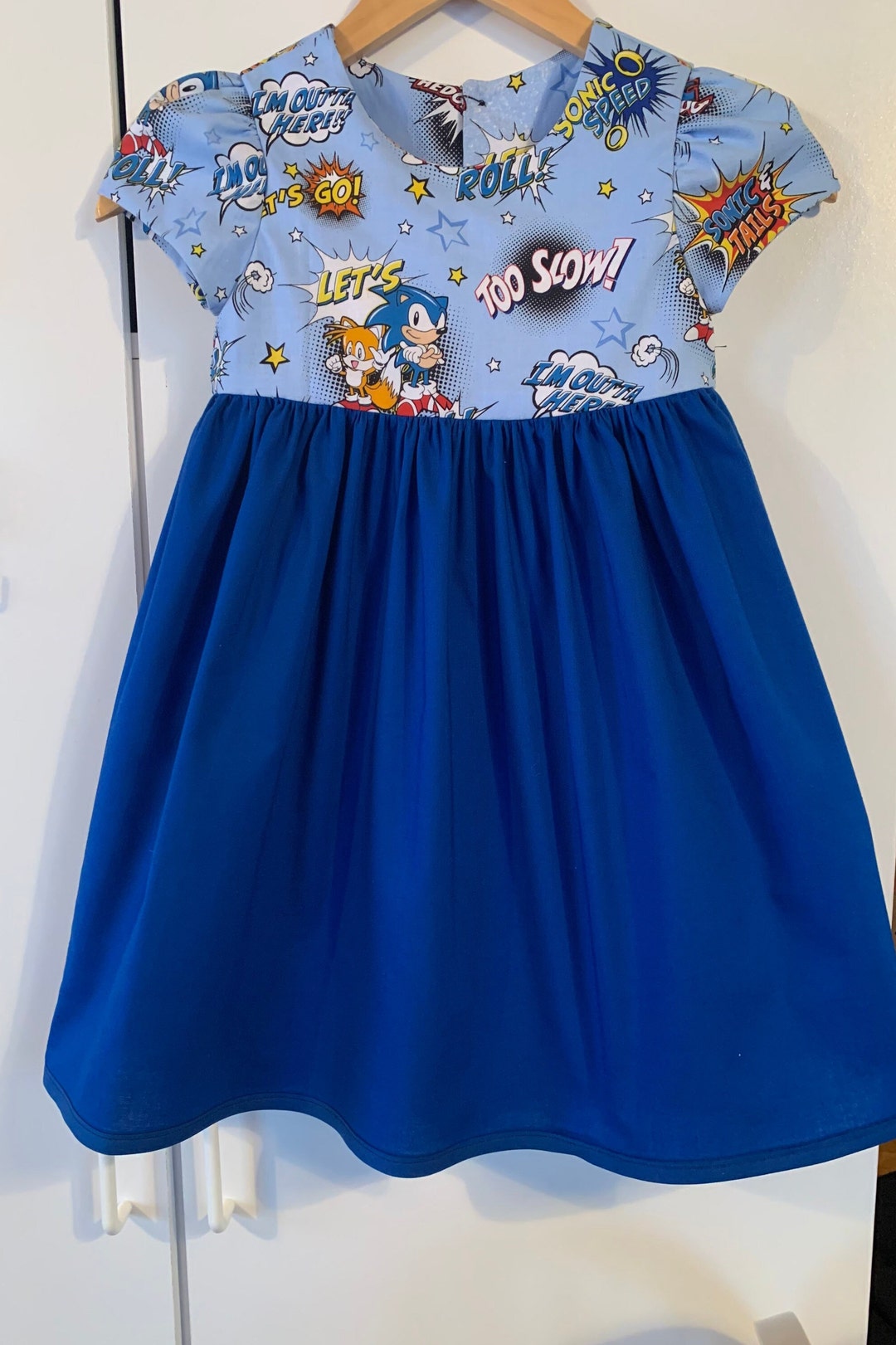 Sonic Inspired Dress - Etsy