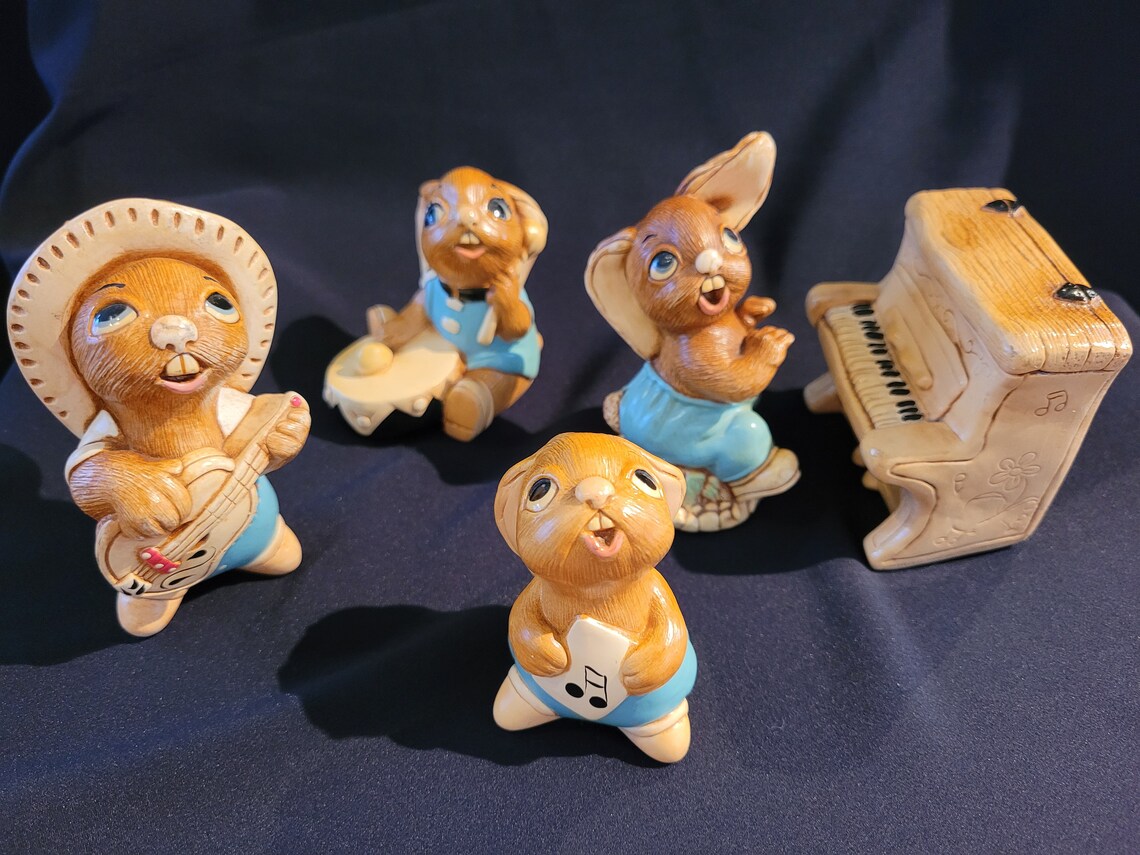 Vintage Pendelfin Rabbits From 60s Stonecraft Ceramic Pottery - Etsy UK