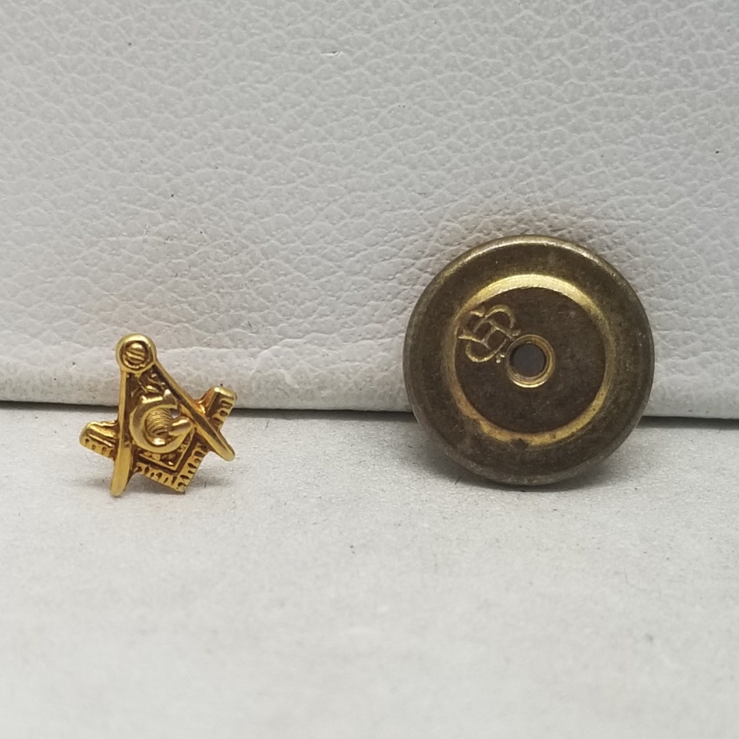 FA4247 Vintage Gold Filled Masonic Pin. - Etsy