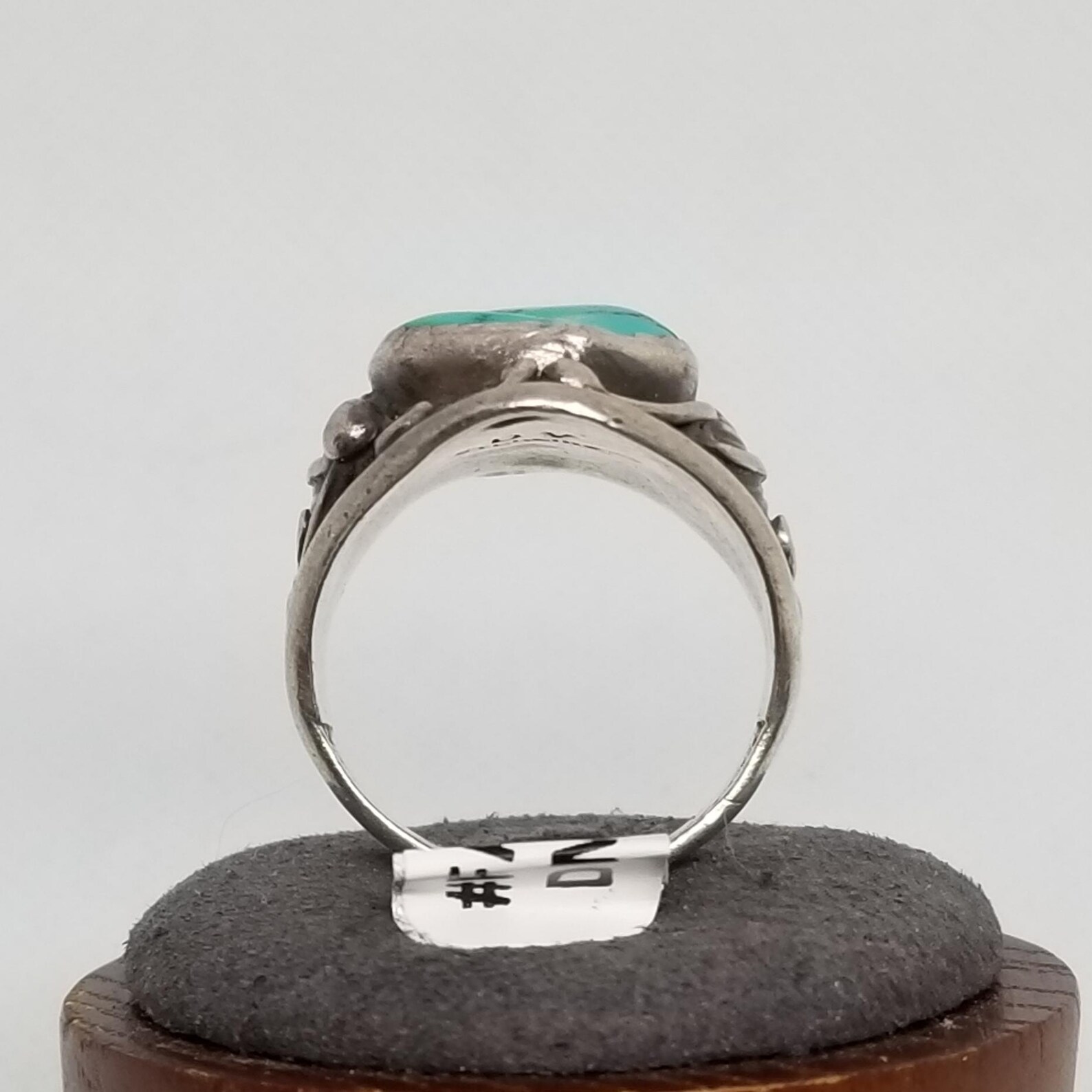 FA5586 Vintage DV Darrell Victor Sterling With Turquoise Ring, Size 10 ...