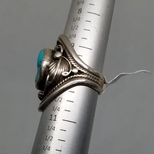FA5586 Vintage DV Darrell Victor Sterling With Turquoise Ring, Size 10 ...