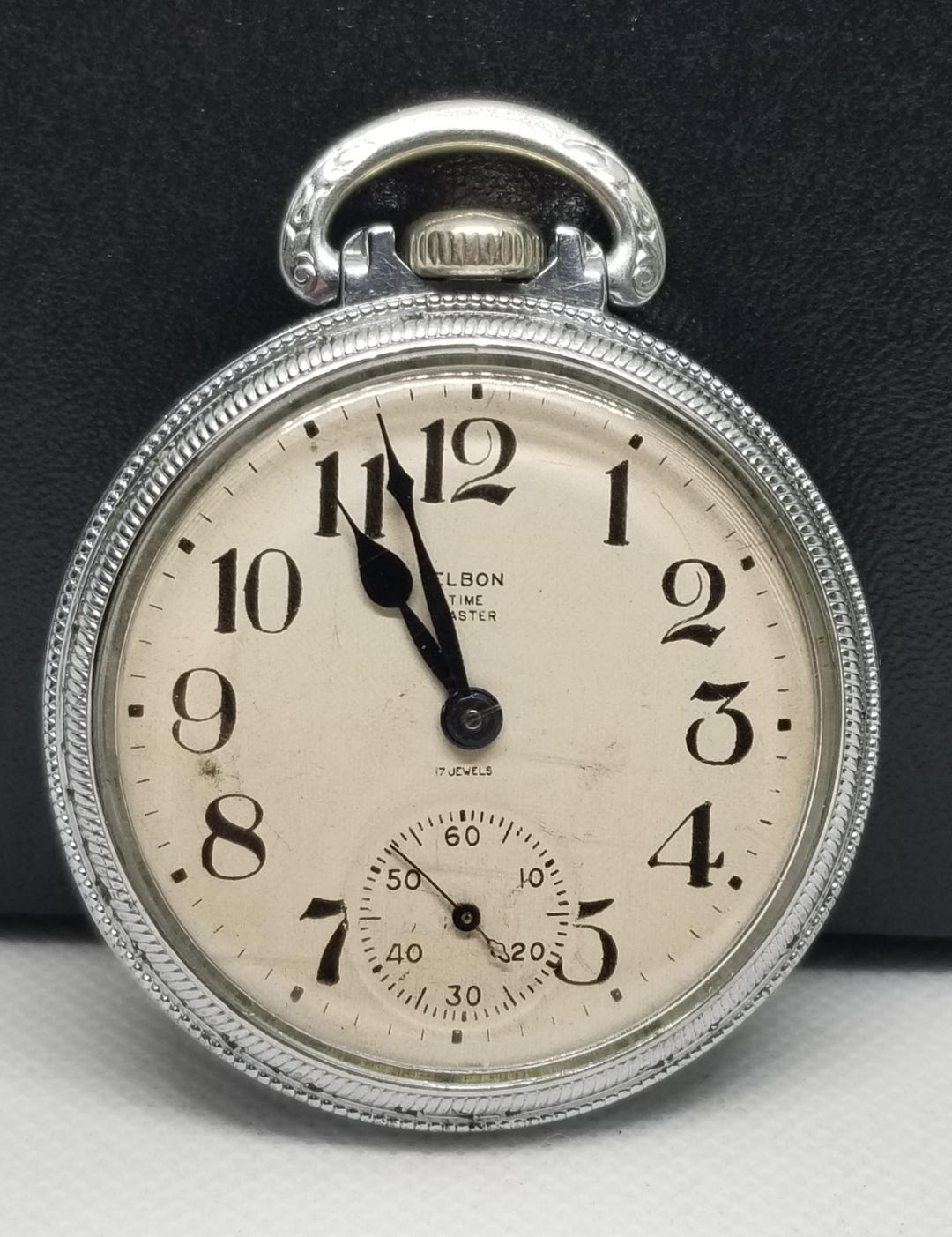 J0068 Swiss Elgin by Winton Pocket Watch, Cal 812-17, Size 40mm, 17 J ...