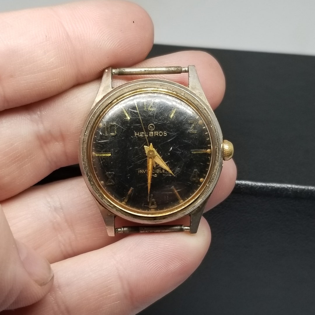 FARW115 Vintage Helbros Invincible Wrist Watch, Works. - Etsy