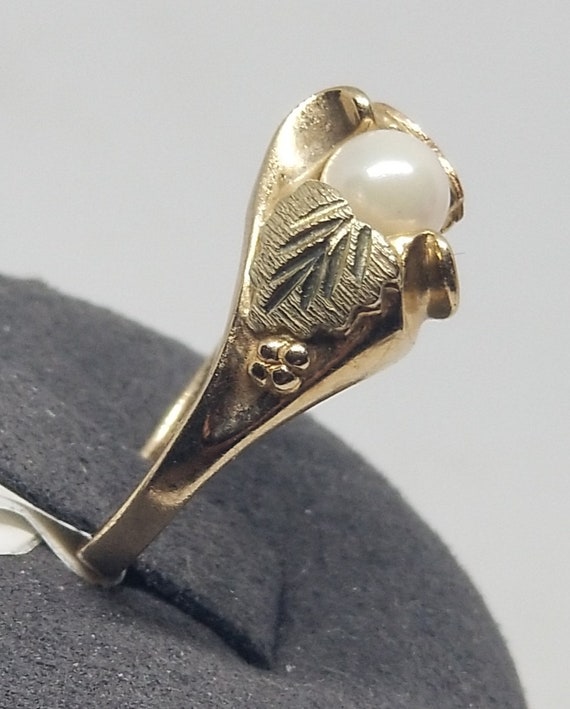 Black hills gold pearl ring store