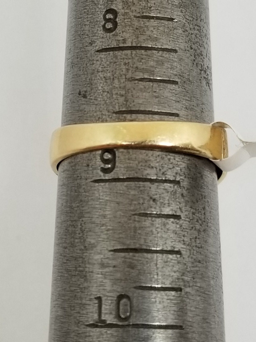 Z88 Vintage 10K Yellow Gold Ring with Garnet and Diamonds | Etsy