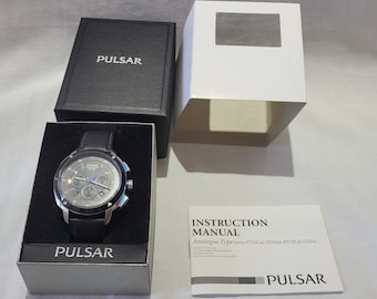 Pulsar Chronograph Watch - Etsy