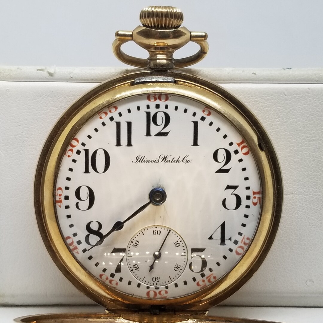 FAPW142 1897 Gold Filled Illinois Bunn Special Pocket Watch, Size 18s ...