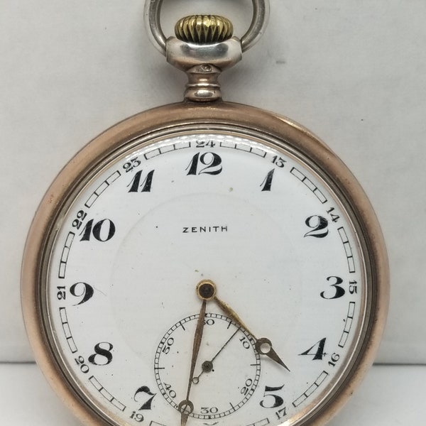 Zenith Pocket Watch - Etsy