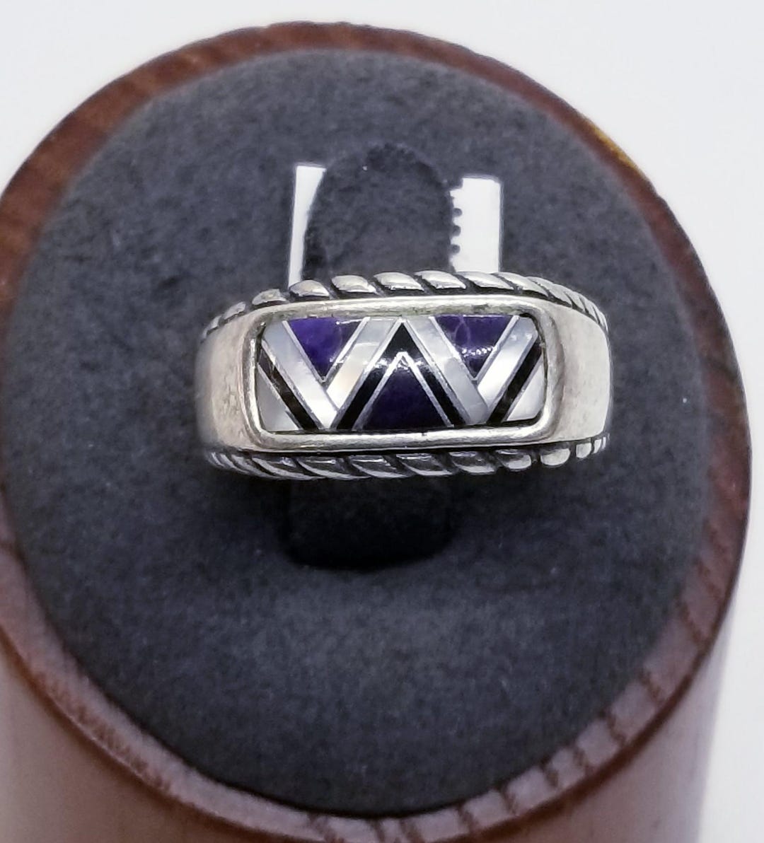FA6422 Vintage Relios Carolyn Pollack Sterling Multi Stone Ring, Size 8 ...