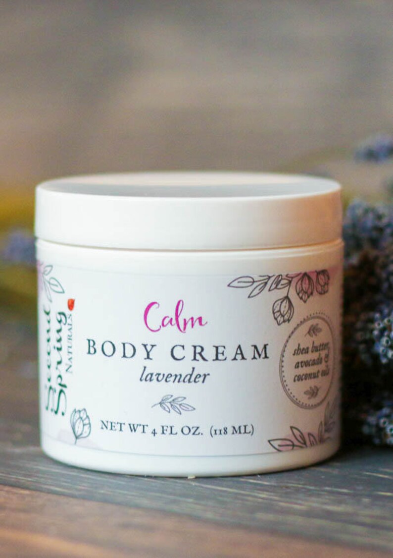 Lavender Lotion Lavender Body Cream Vegan Body Cream - Etsy