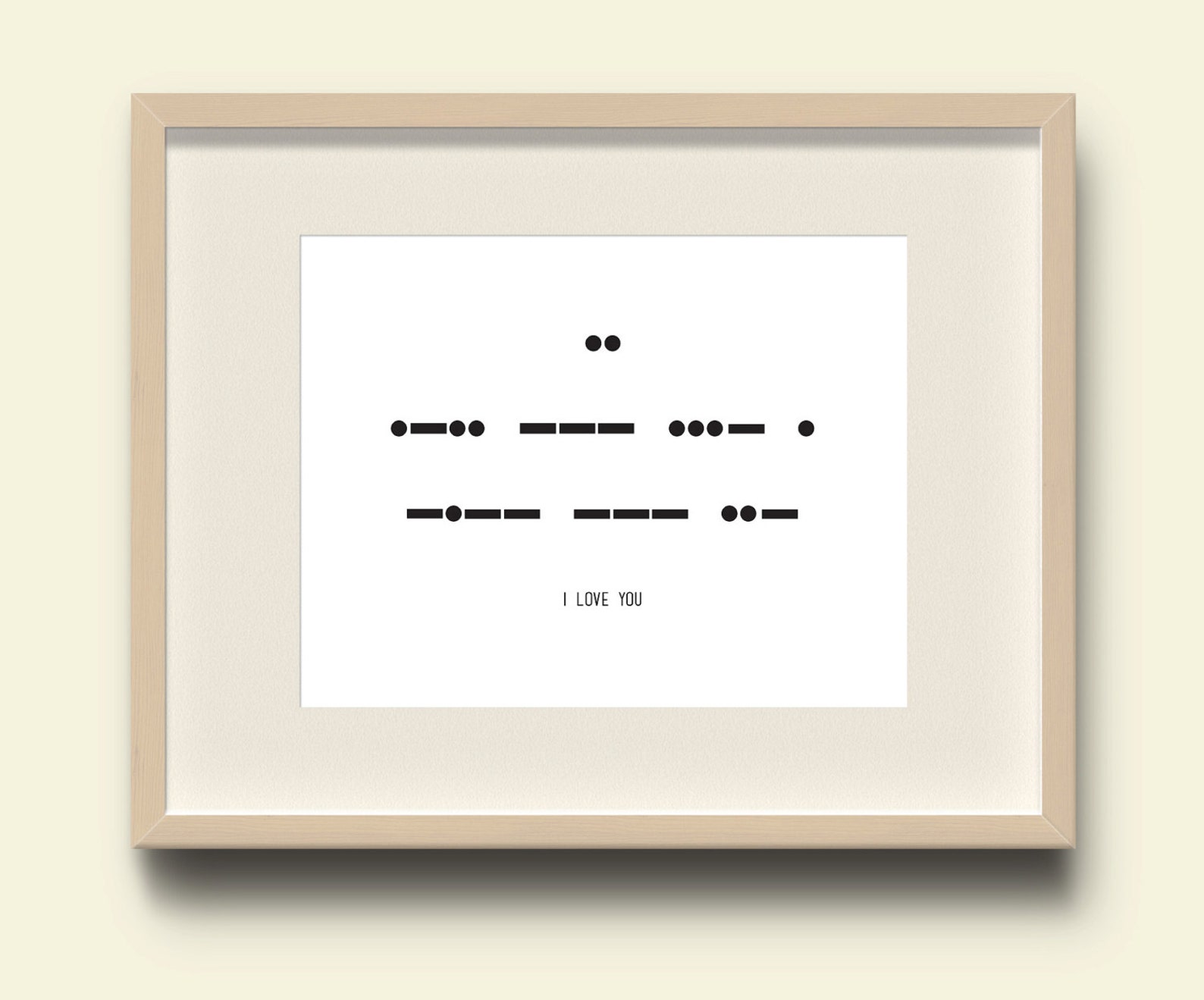 Morse Code Quote Print - Etsy