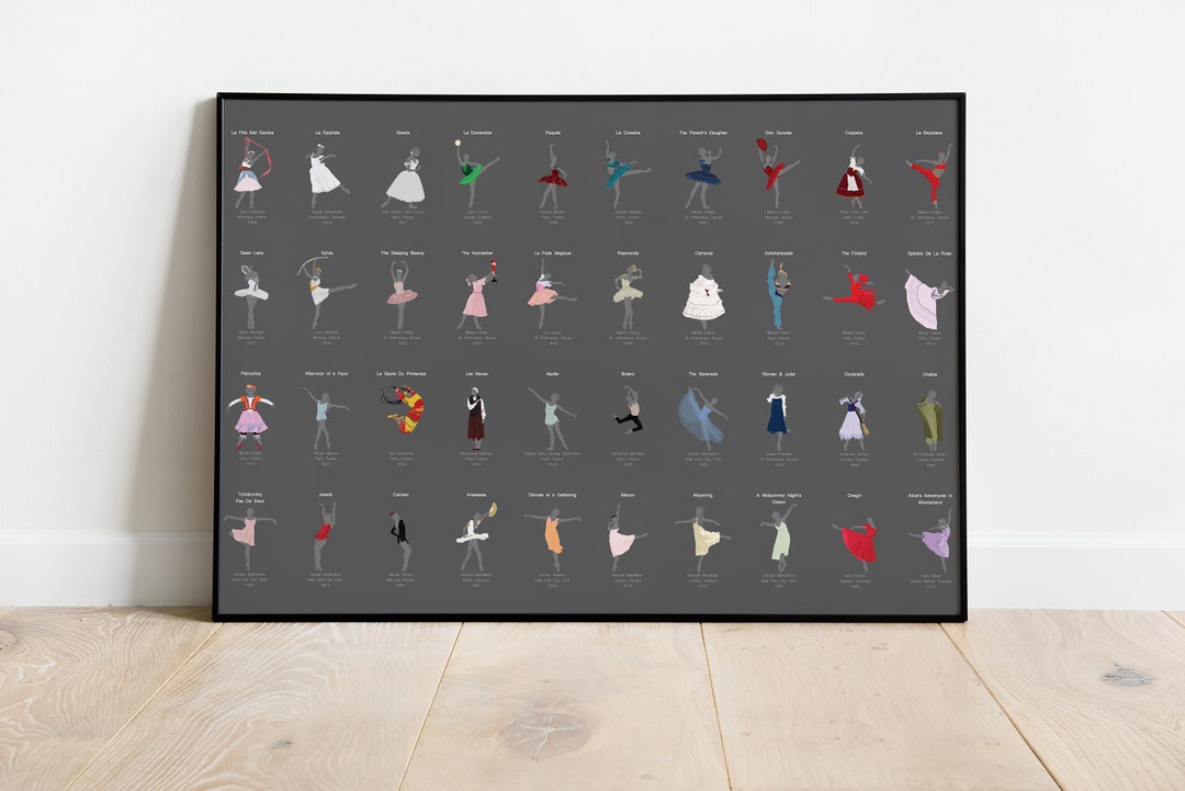 Ballet Costume Infographic - Etsy
