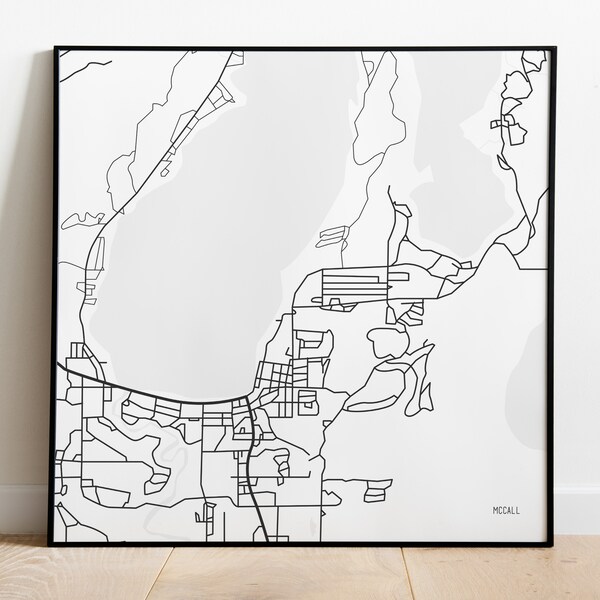 Mccall Map Print - Etsy