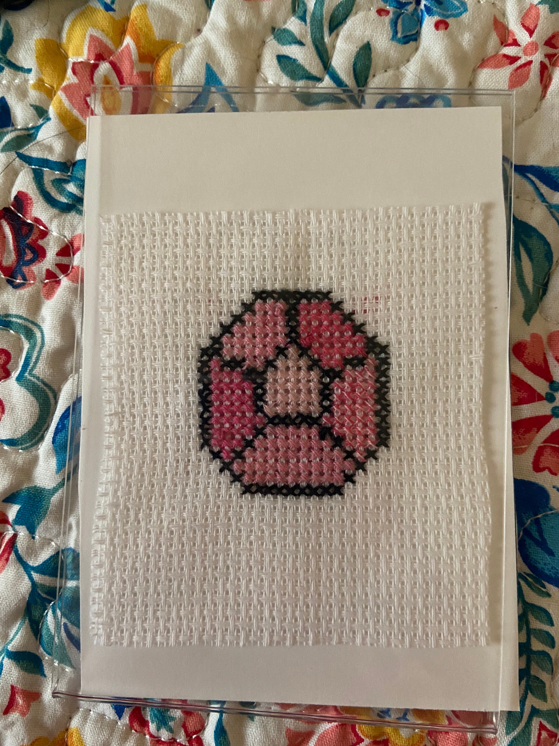 8-bit Crystal Gem Cross Stitch - Etsy