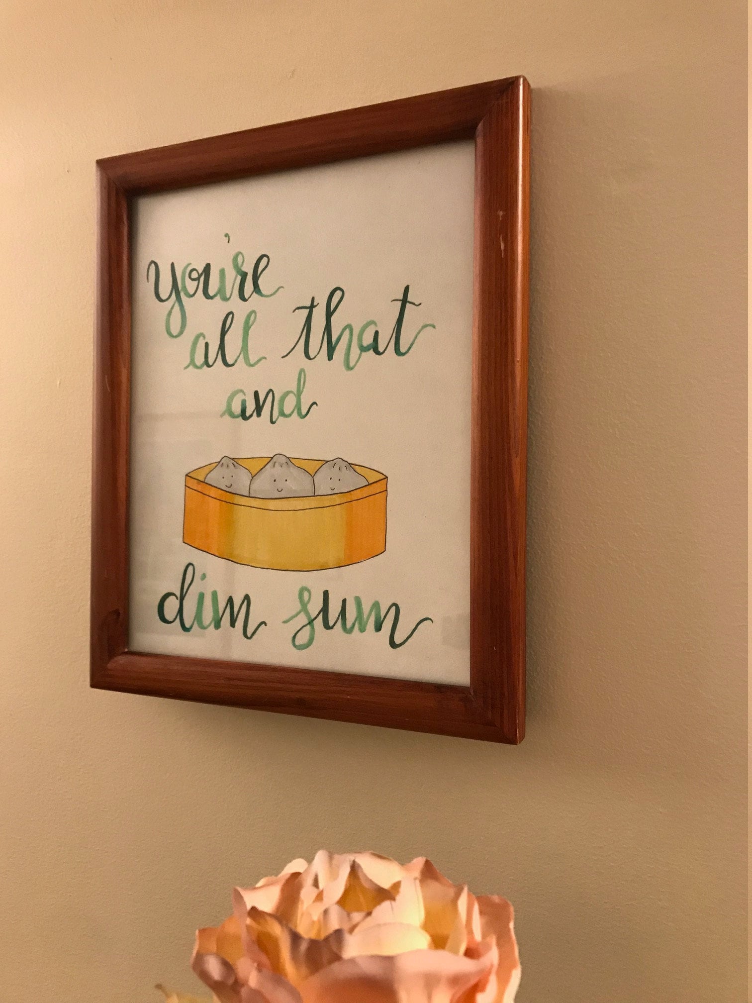 You're All That and Dim Sum - 8"x10" Hand Drawn Art - Etsy