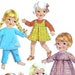 Pattern 1901-14 Patsy-shirley Temple 9 Chest Vintage 1934 Doll Clothes ...