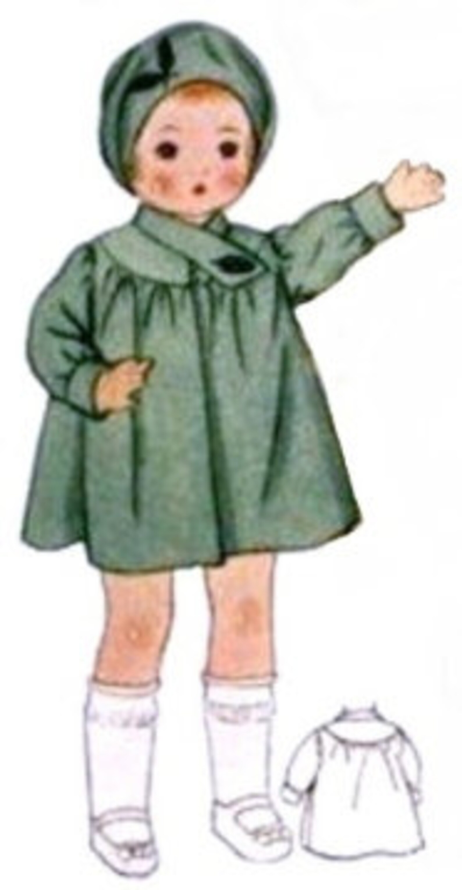 Pattern 1918-11.5" ~ Patsy Jr-shirley Temple ~ 7" Chest ~ Vintage 1932 ...