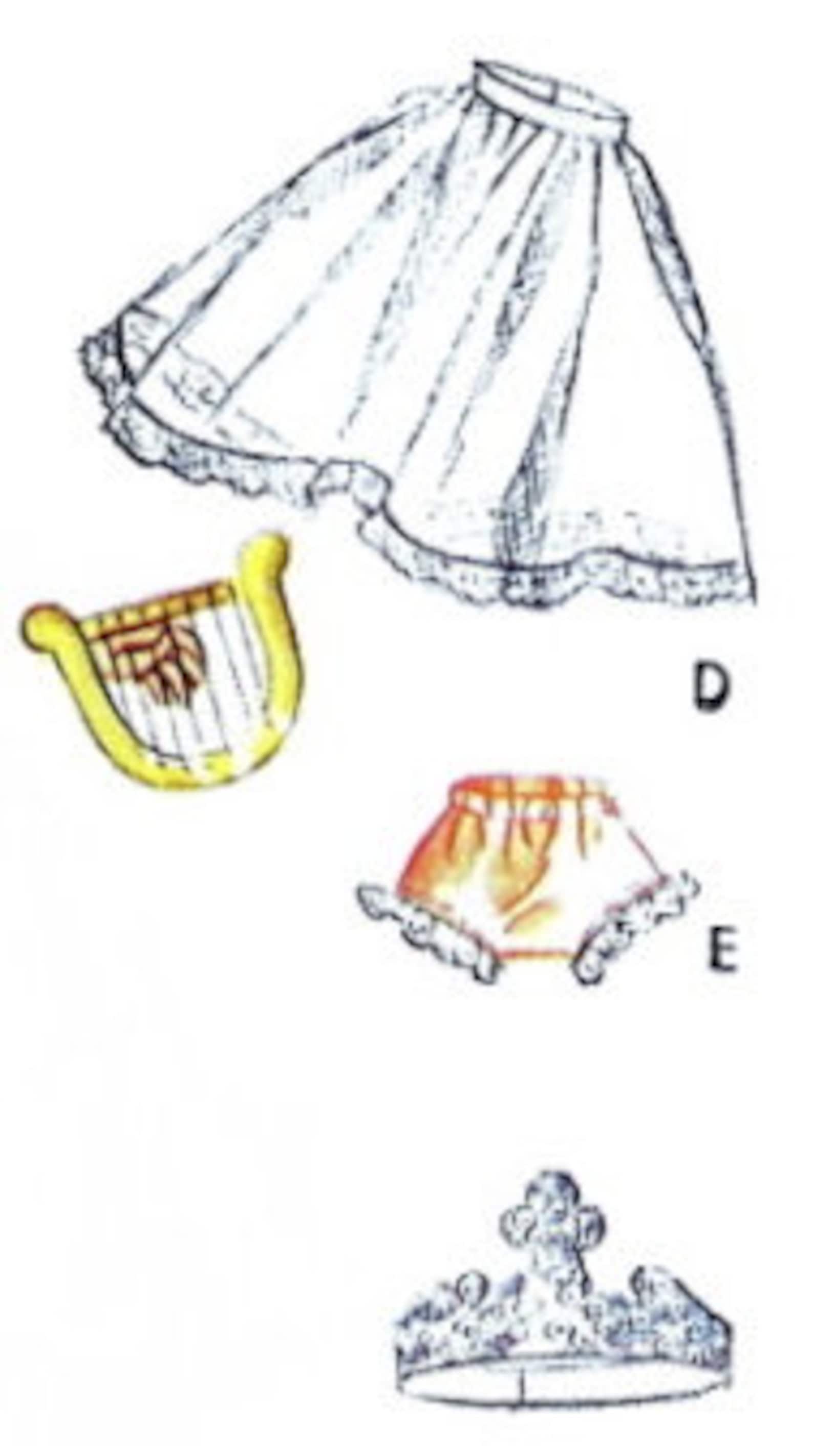 Pattern 1823-10" ~ Ann Estelle-tonner Patsy-trixie-bitty Bethany ~ 5.75 ...