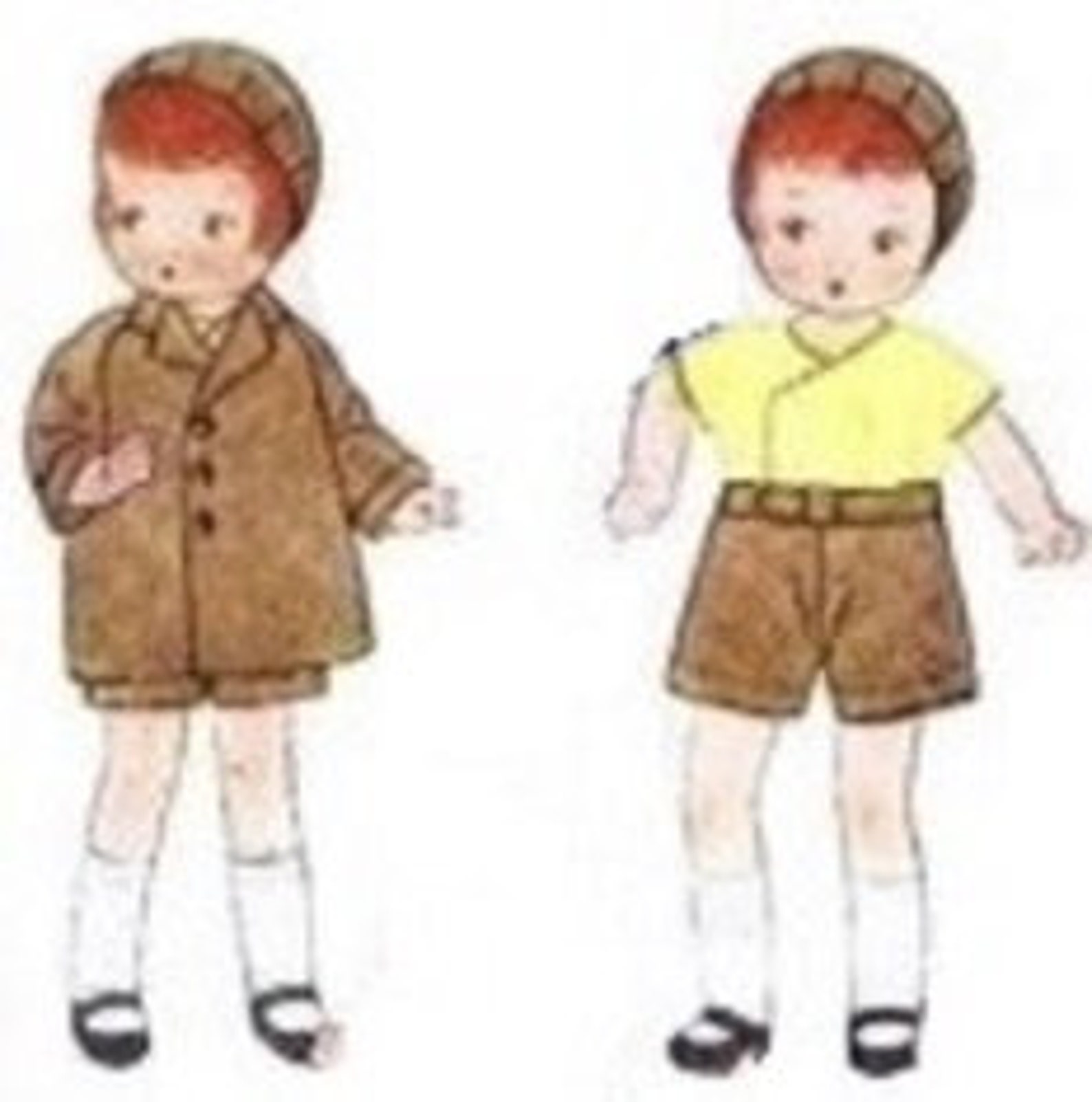 Pattern #19 ~ Fits 9.5" ~ PATSYETTE ~ 6" Chest ~ Vintage 1932 Doll ...