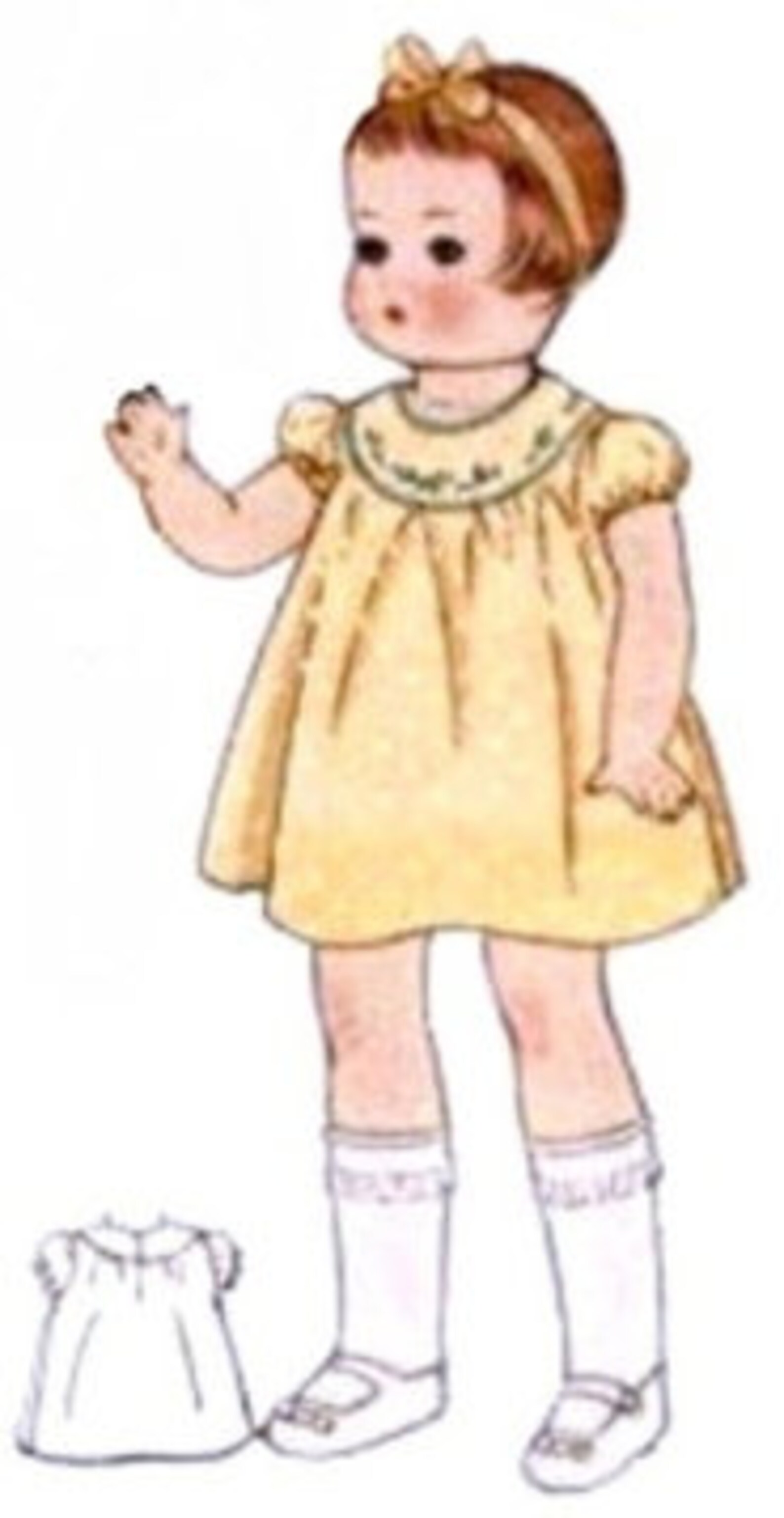 Pattern 1918-11.5" ~ Patsy Jr-shirley Temple ~ 7" Chest ~ Vintage 1932 ...