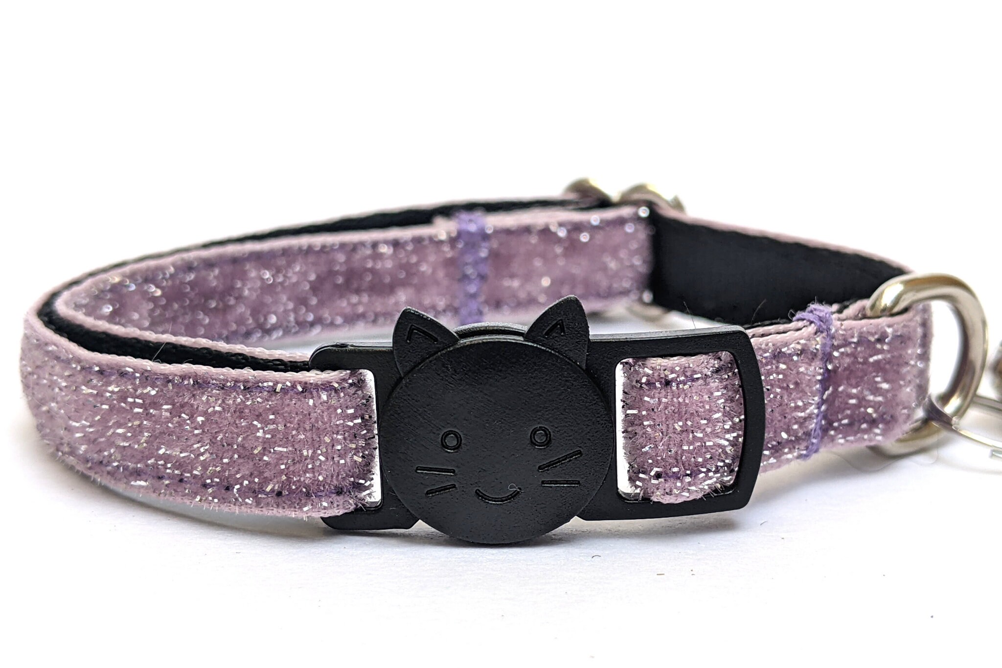Soft Sparkly Velvet Cat or Small Dog Collar | Glitter Girly Collars ...
